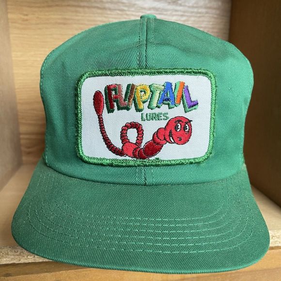 K-Brand | Accessories | Vintage Fliptail Lures Fishing Patch Snapback ...